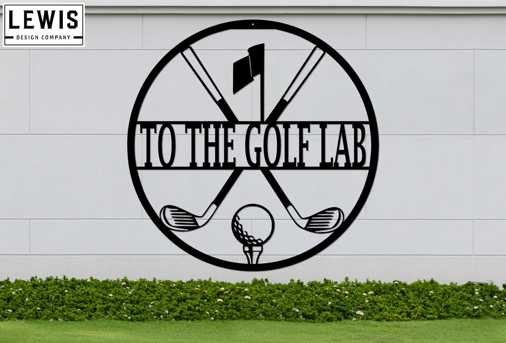 Personalized Golf Monogram Sign – Lewis Design Company