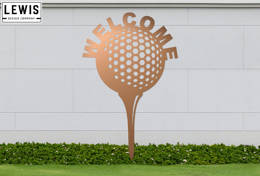 Custom Metal Golf Décor | Personalized Golf Signs – Lewis Design Company
