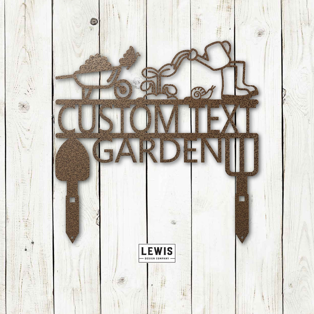 Outdoor Custom Garden Signs – Lewis Design Company