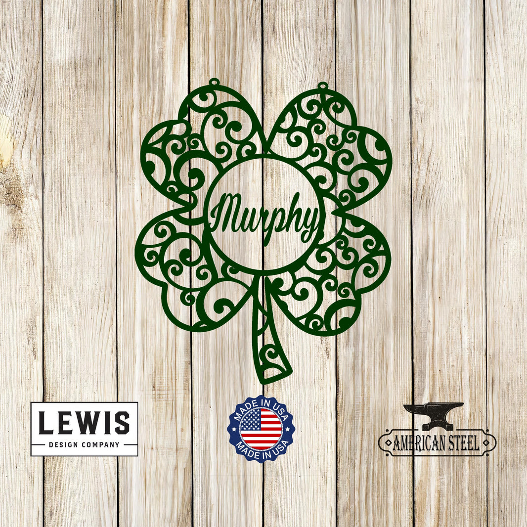 St. Patrick's Day Metal Signs & Shamrock Decor – Lewis Design Company